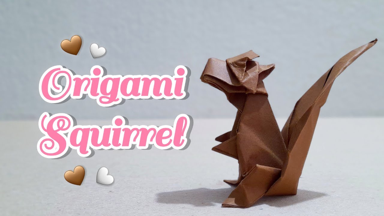 EASY ORIGAMI SQUIRREL TUTORIAL | HOW TO MAKE ORIGAMI SQURREL | HOW TO ...