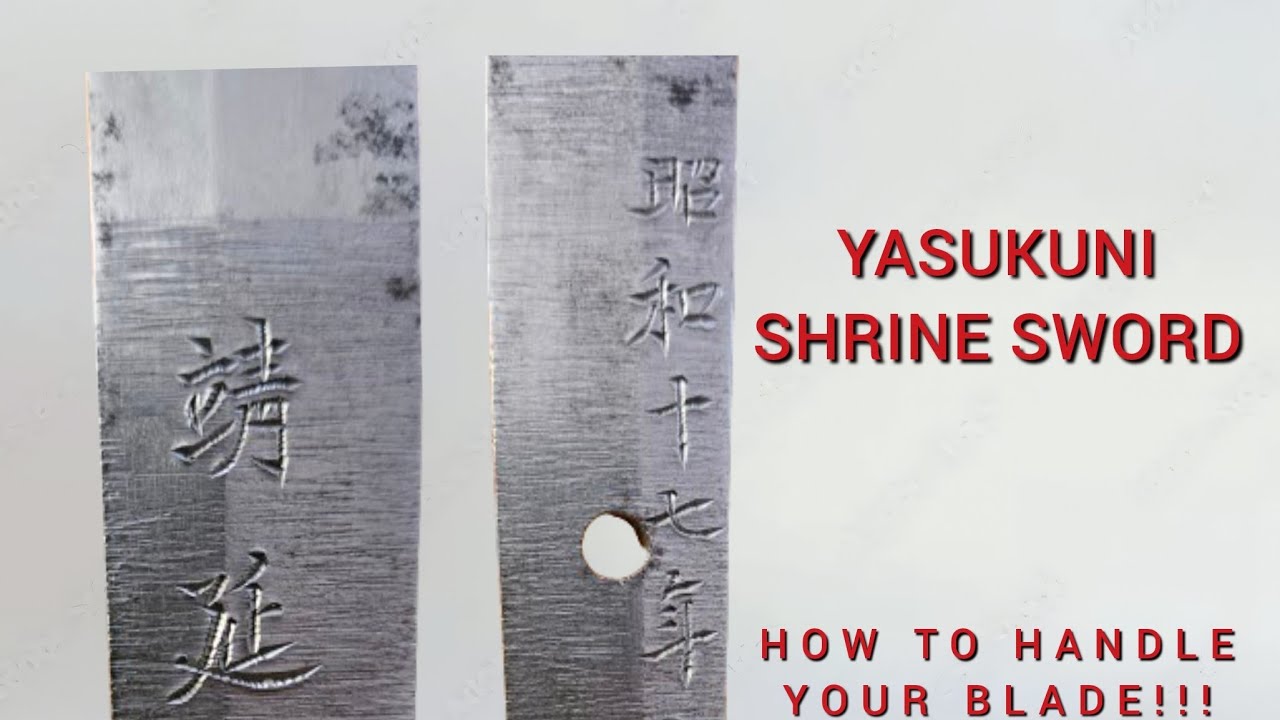 Yasukuni Shrine Sword Teaching - YouTube