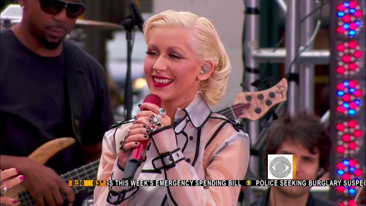 Christina Aguilera - Not Myself Tonight + Interview + Medley 06 11 10 ...
