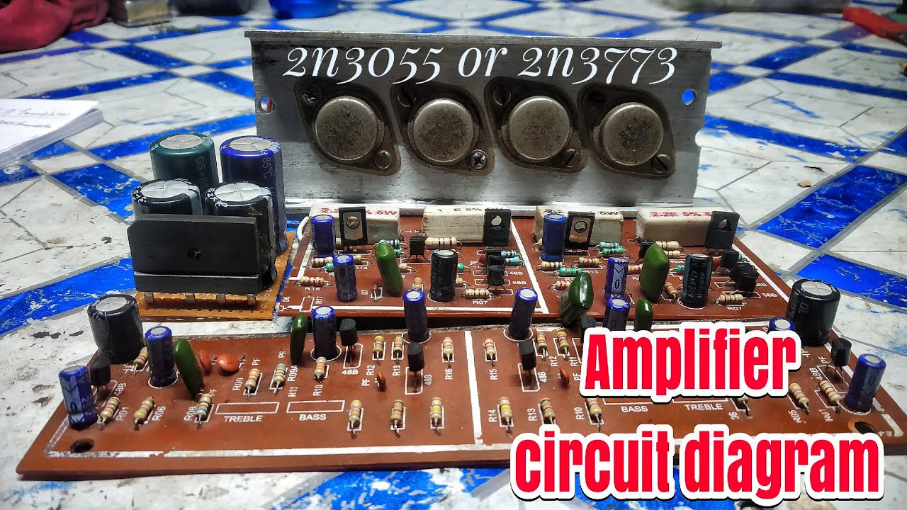 #Transistor 2n3055 or 2n3773 amplifier circuit diagram || Can i Convert ...