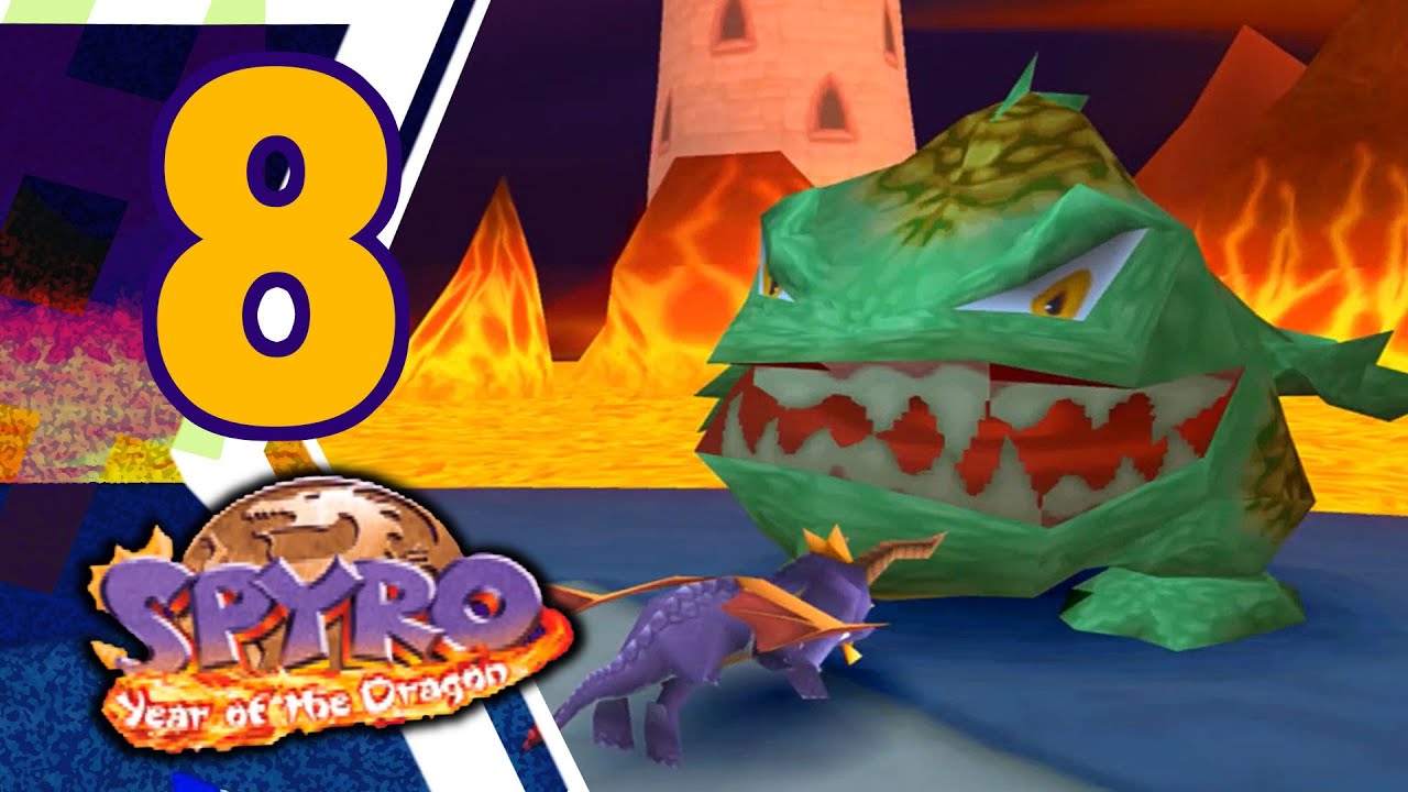 Spyro: Year of the Dragon Part 8 : Buzz's Dungeon | 🤫 First Time ...