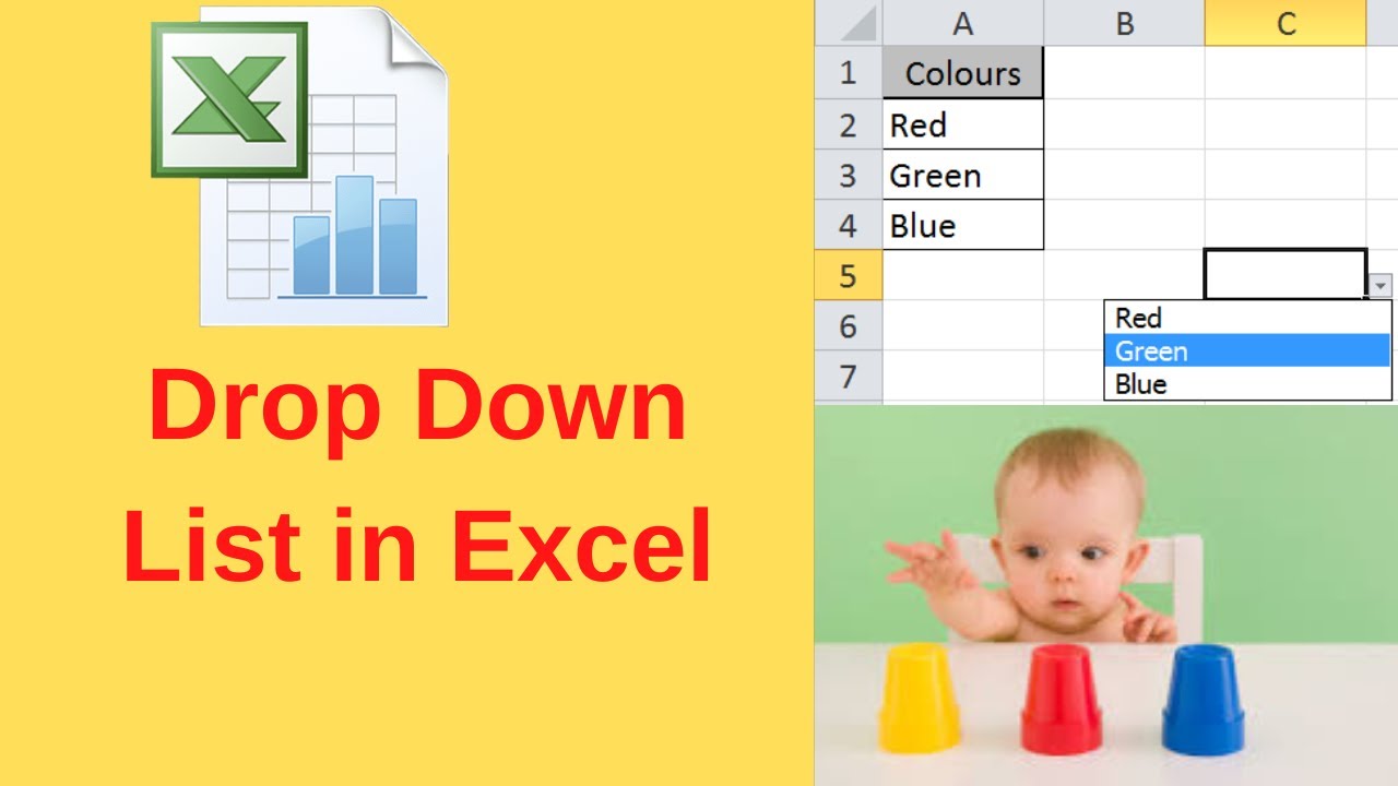 Drop Down List in Excel - YouTube