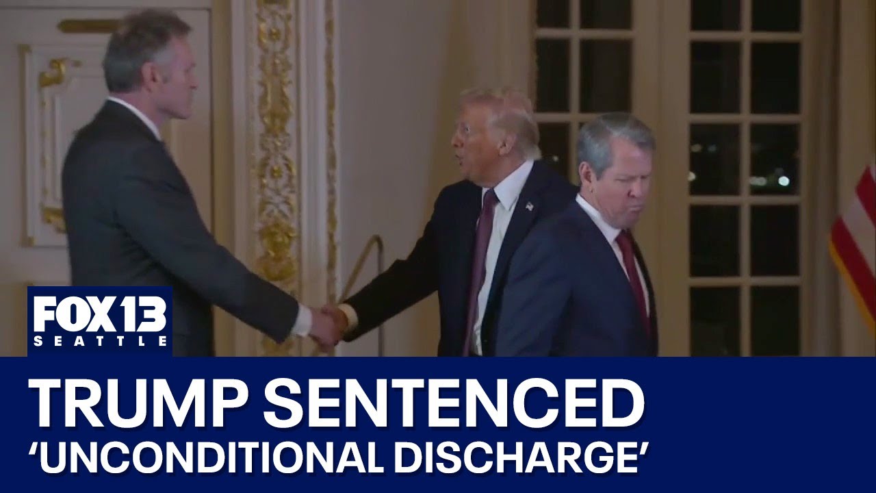 US Judge sentences Donald Trump to unconditional discharge - YouTube