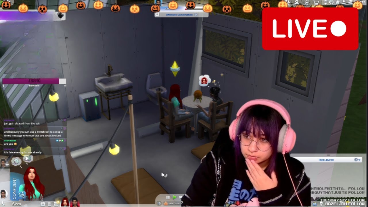 Live Stream: Building Dreams and Creating Chaos in The Sims 4 with Pat ...