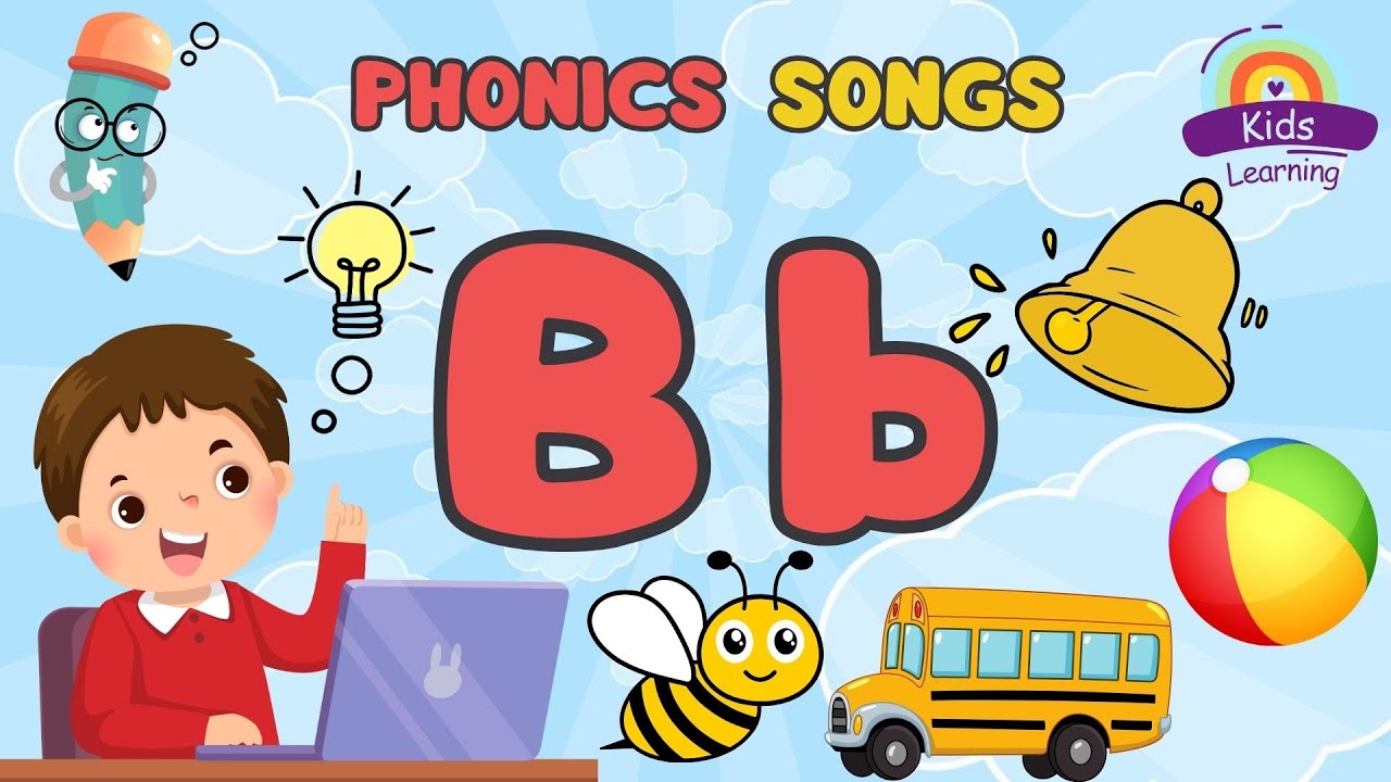 Jolly Phonics B Song | Jolly phonics B words #jollyphonics # ...