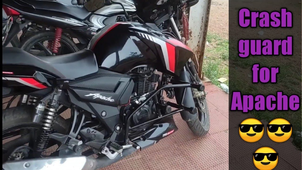 BEST CRASH CAGE FOR APACHE RTR 160 | Crash guard | Crash guard for bike ...