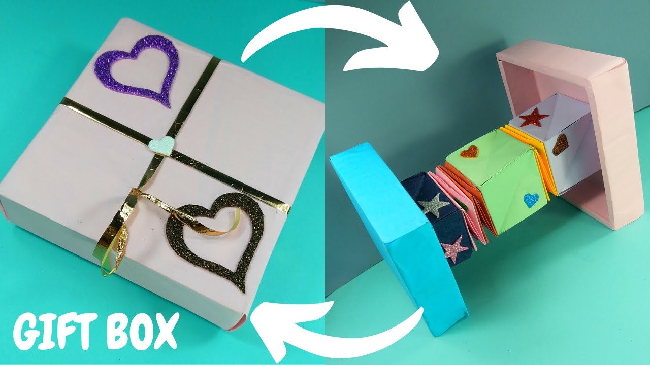 DIY How to Make Gift Box - Surprising Box for Funny Prank - YouTube