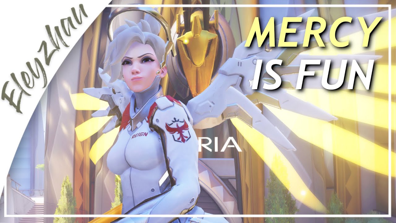Playing Mercy is Still Fun 🤍 - Mercy Season 27 (Overwatch) - YouTube