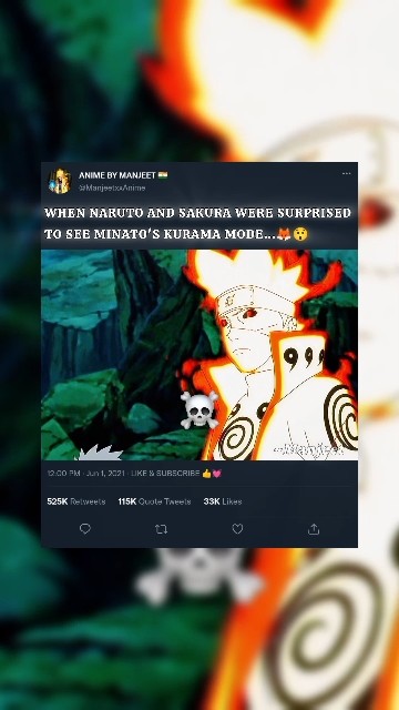 NARUTO AND SAKURA WERE SURPRISED TO SEE MINATO 'S KURAMA MODE 🦊😲 - YouTube