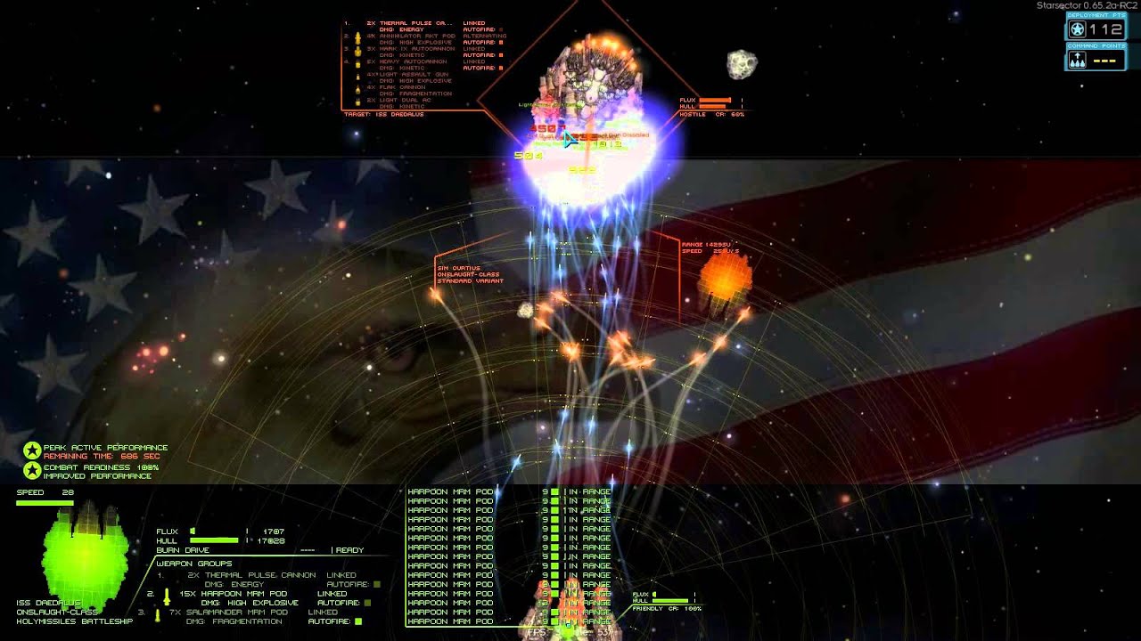 Starsector - Onslaught-130 freedomboat - YouTube