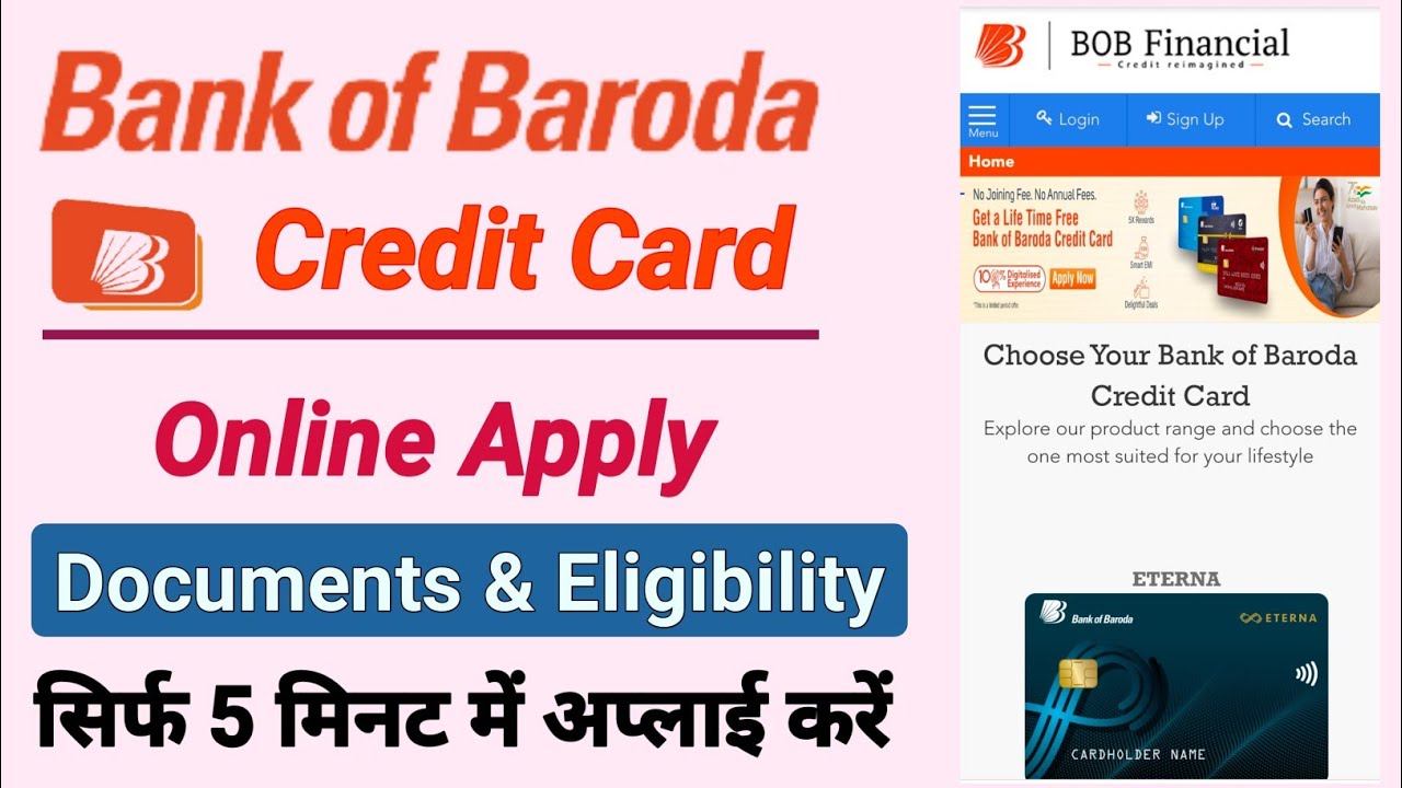 bank of baroda credit card apply 2022 | how to apply credit card in ...