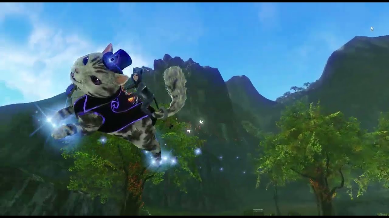 ArcheAge [GREAT FRIEND: Gray Tubby Cat Butler] Motion - YouTube