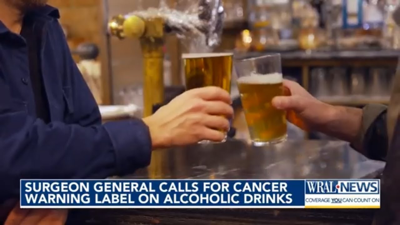 Surgeon general calls for cancer warnings on alcohol - YouTube