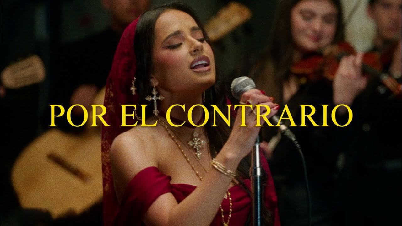 Becky G - POR EL CONTRARIO with Leonardo Aguilar & Ángela Aguilar (Official video 2024) - YouTube