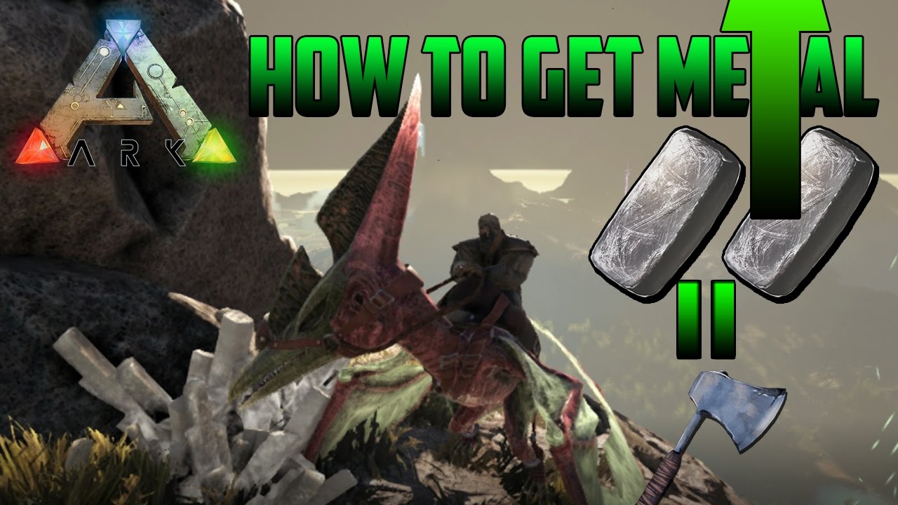 Ark Survival Evolved: How to get Metal(Gameplay Part 4) - YouTube
