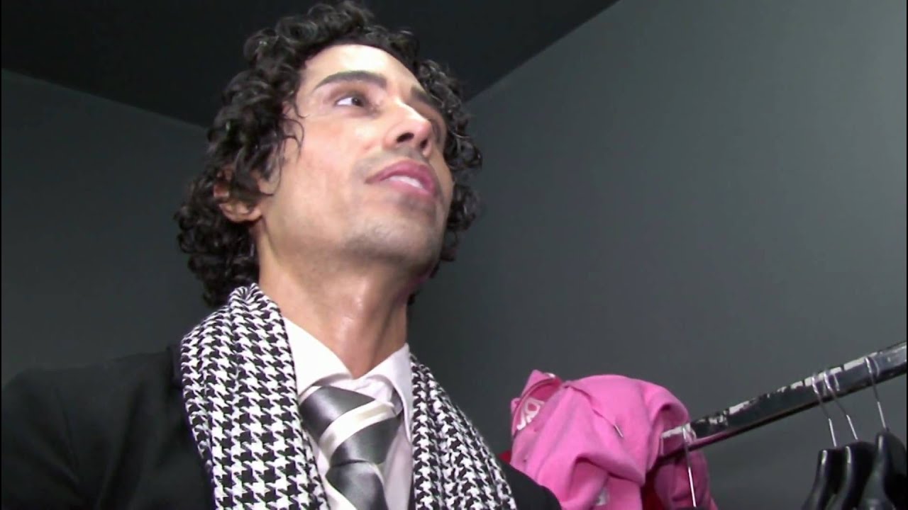 Frankie Martinez backstage with Daniel Enskat at the Tropicana in Milan ...
