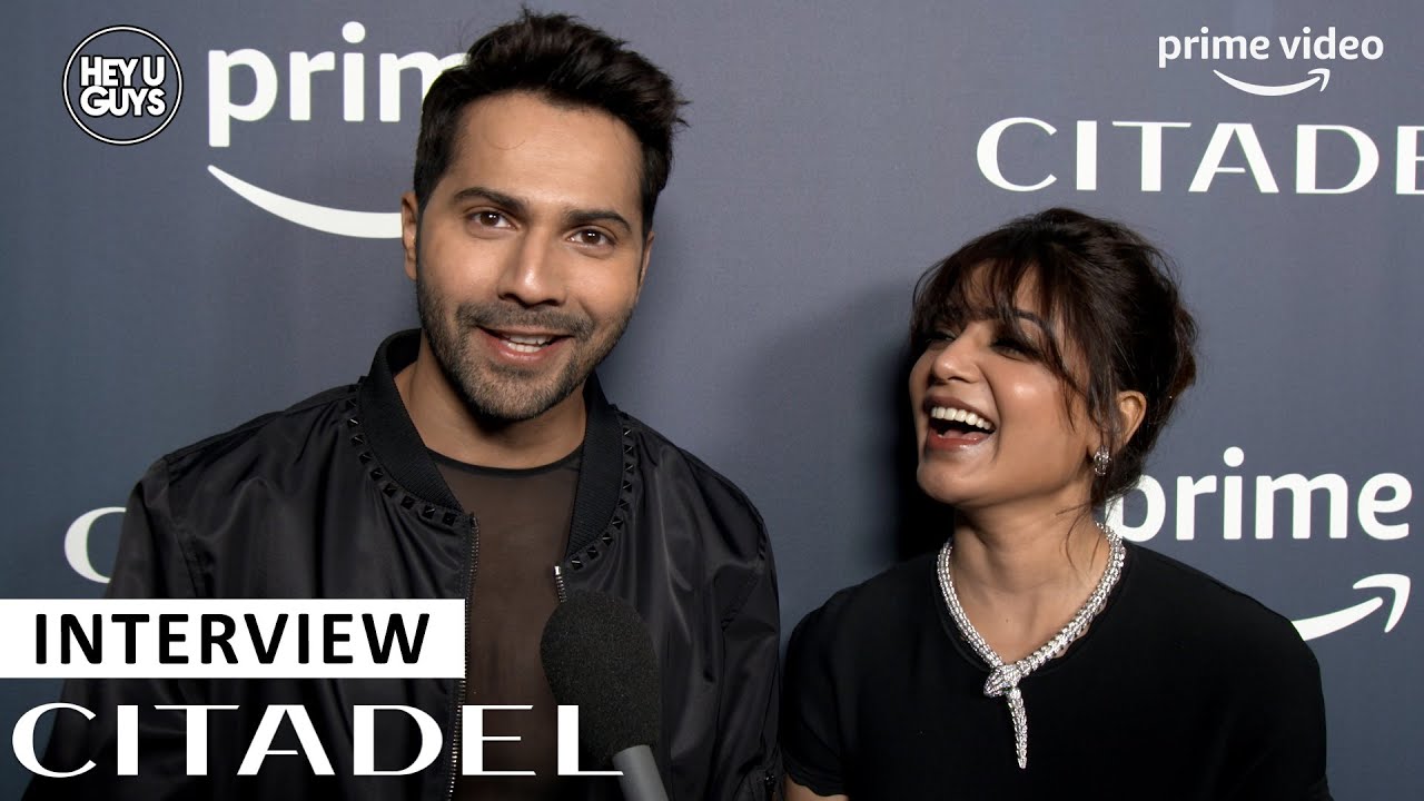Citadel Premiere - Varun Dhawan & Samantha Ruth Prabhu on Amazon's new ...