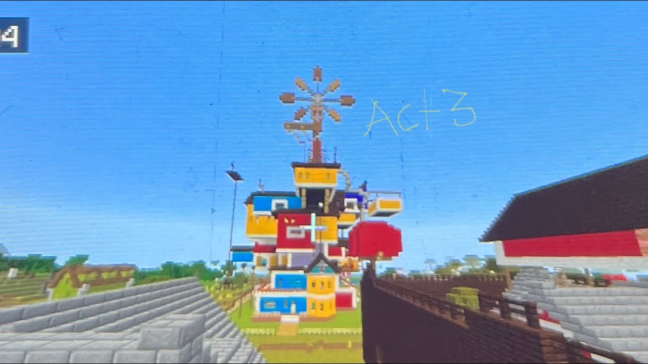Exploring The Hello Neighbor Act 3 House In Minecraft - YouTube