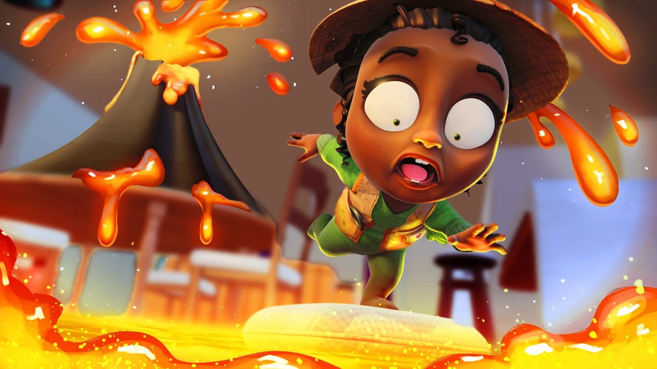 The Floor Is Lava | Nookaboos Kids Songs - YouTube