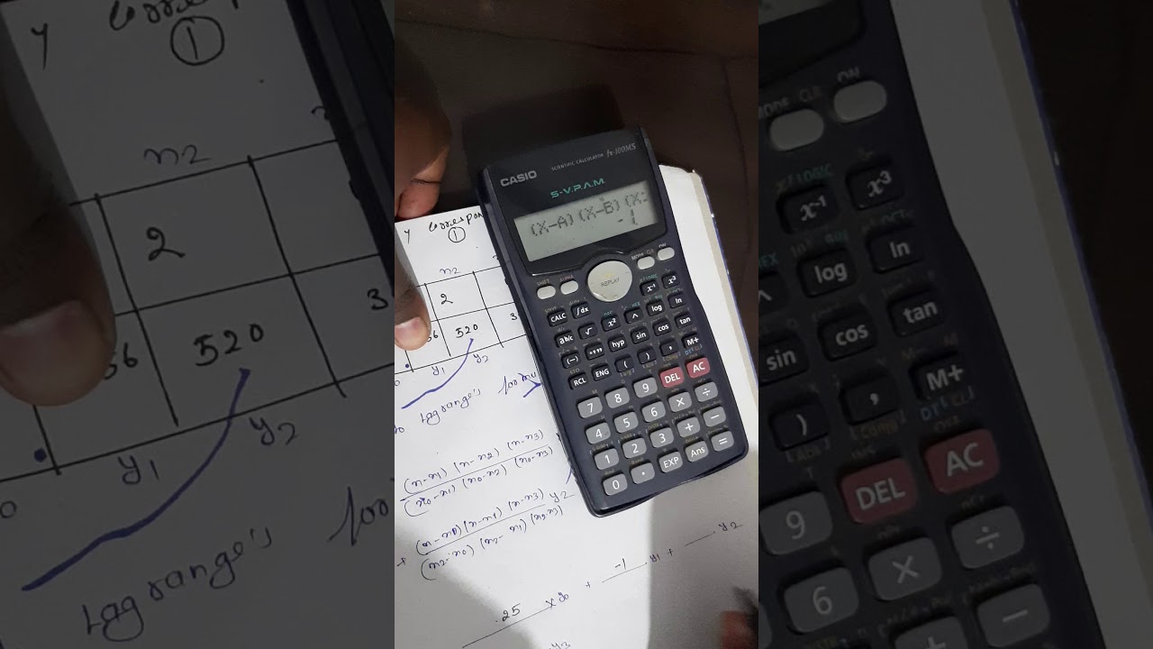 How to solve lagrange's problem by calculator - YouTube