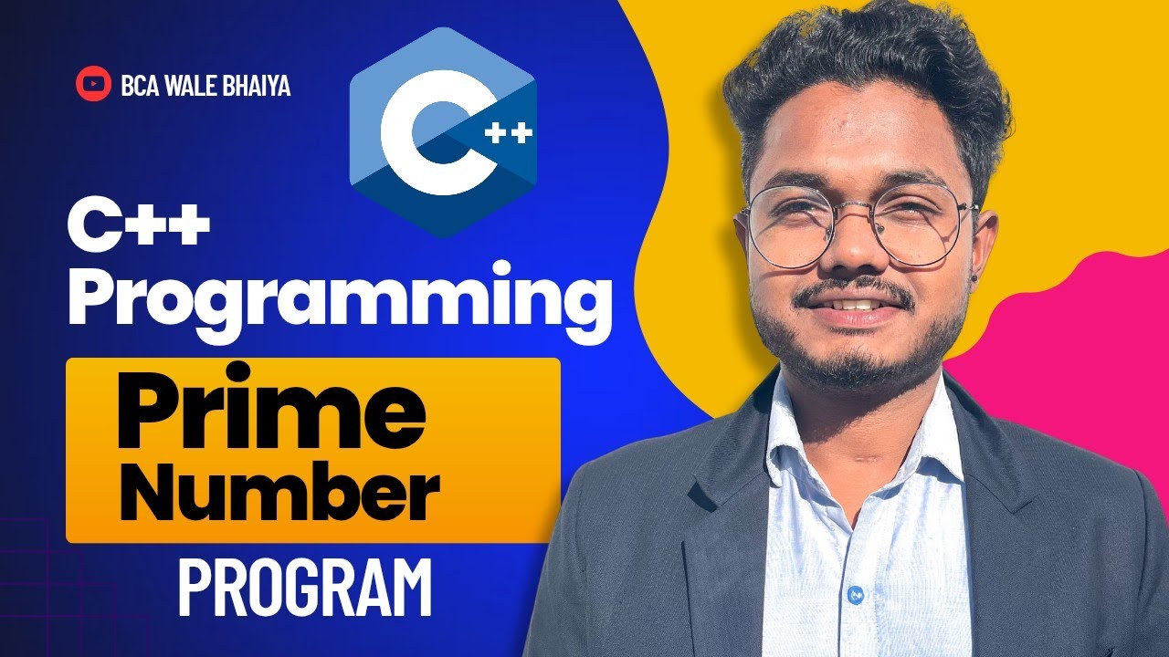 Prime Number Program in C++ || C++ Programming - YouTube