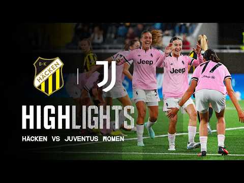 THREE GOALS, THREE POINTS IN SWEDEN! ⭐ | Häcken 0-3 Juventus Women | Highlights UWCL