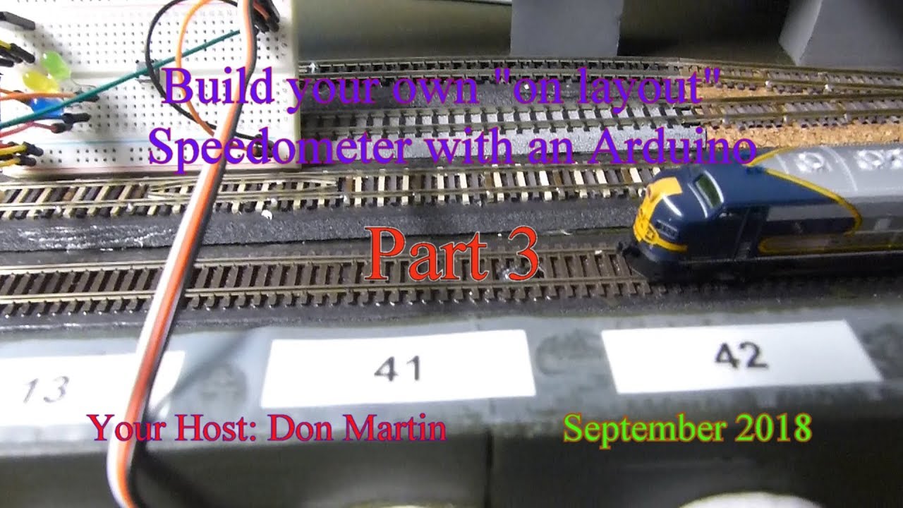 Build N Scale Speedometer on your existing Layout - Part 3 - YouTube