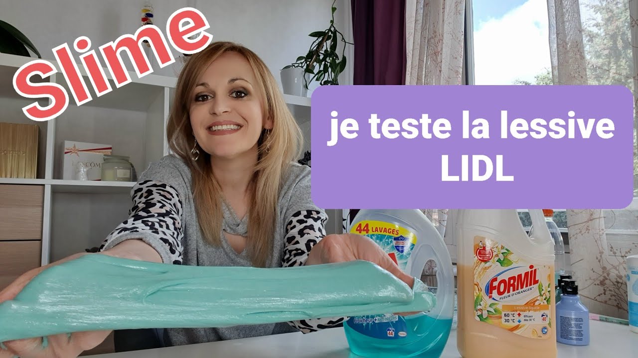 je teste la lessive LIDL formil pour faire du slime - YouTube