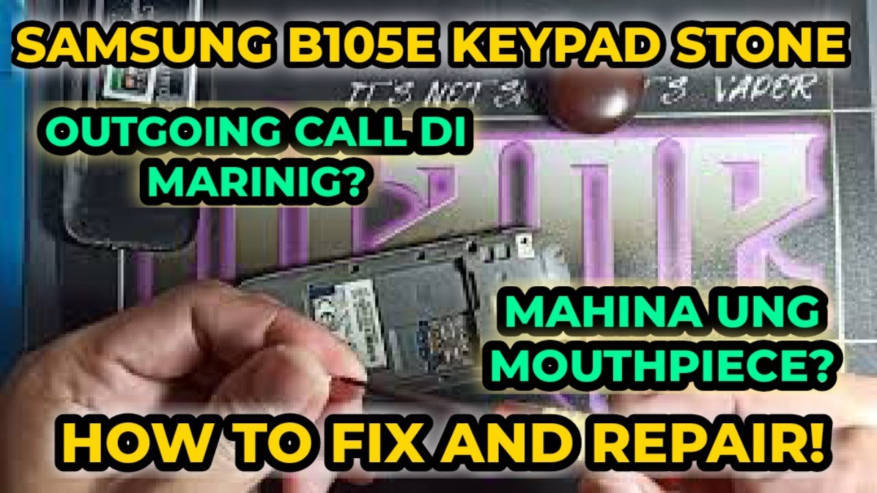 SAMSUNG KEYPAD STONE PAANO GAWIN UNG MAHINANG OUTGOING CALL OR ...