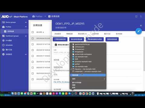 OTA with auto provision token