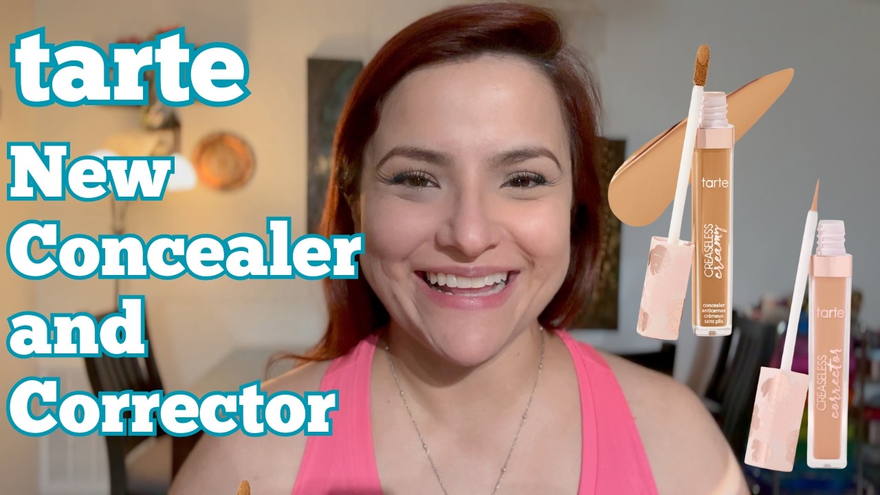 New tarte Creaseless CREAMY Concealer and Corrector - YouTube