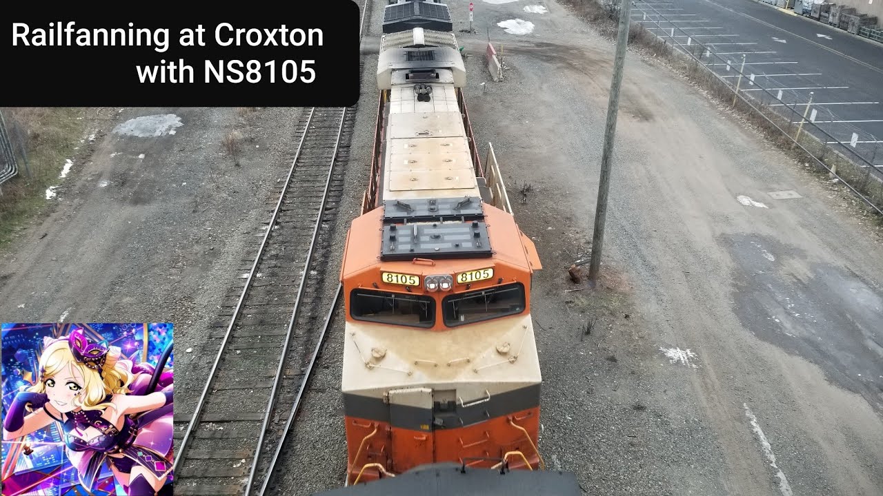 Norfolk Southern at Croxton Yard With NS 8105: 1080P HD 60FPS - YouTube