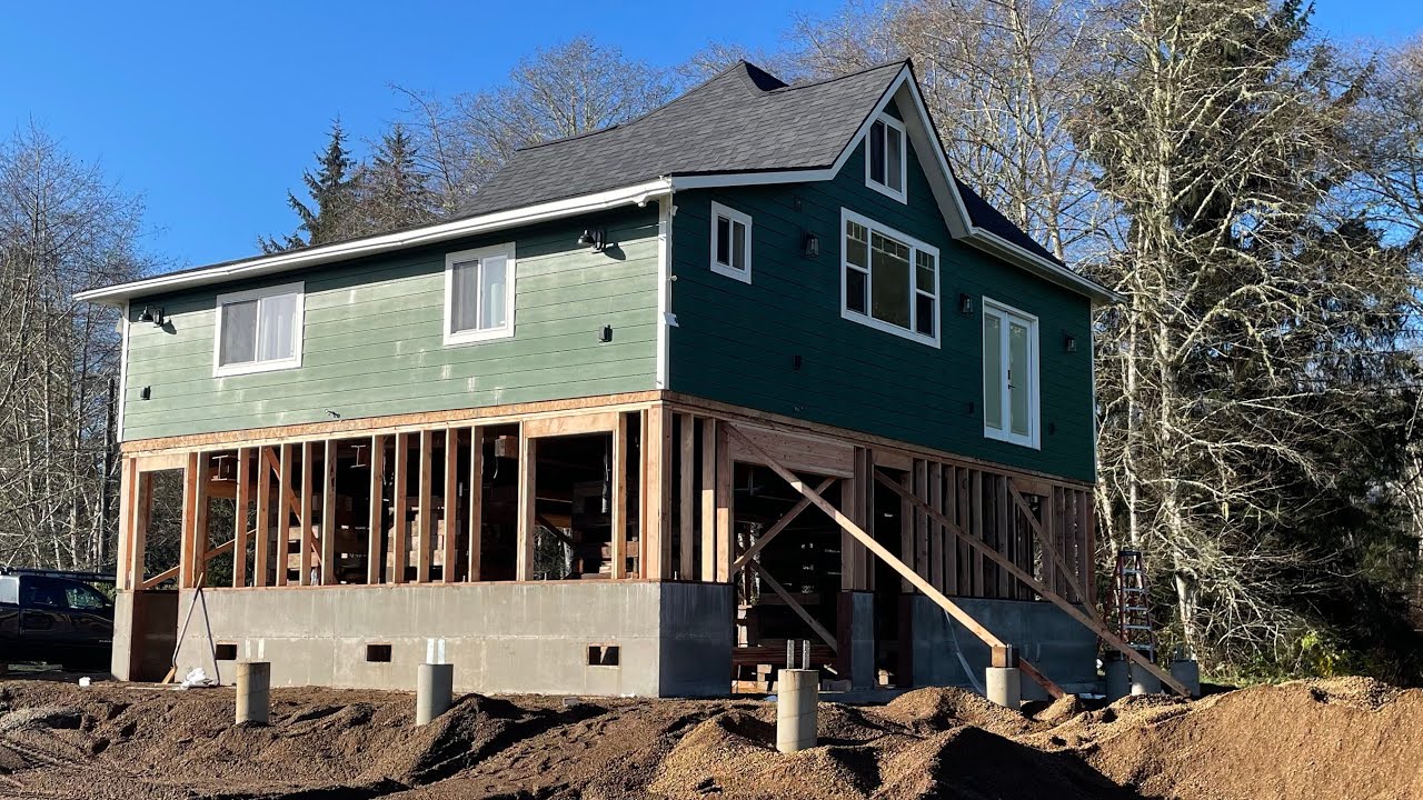 Humptulips River House Raise November 15, 2024 Update - YouTube