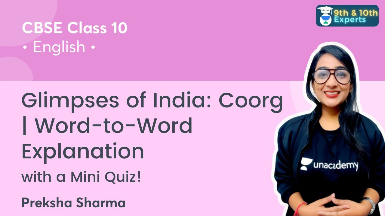 Glimpses Of India Coorg Word to Word Explanation With A Mini Quiz glimpses-of-india-coorg-word-to-word-explanation-with-a-mini-quiz