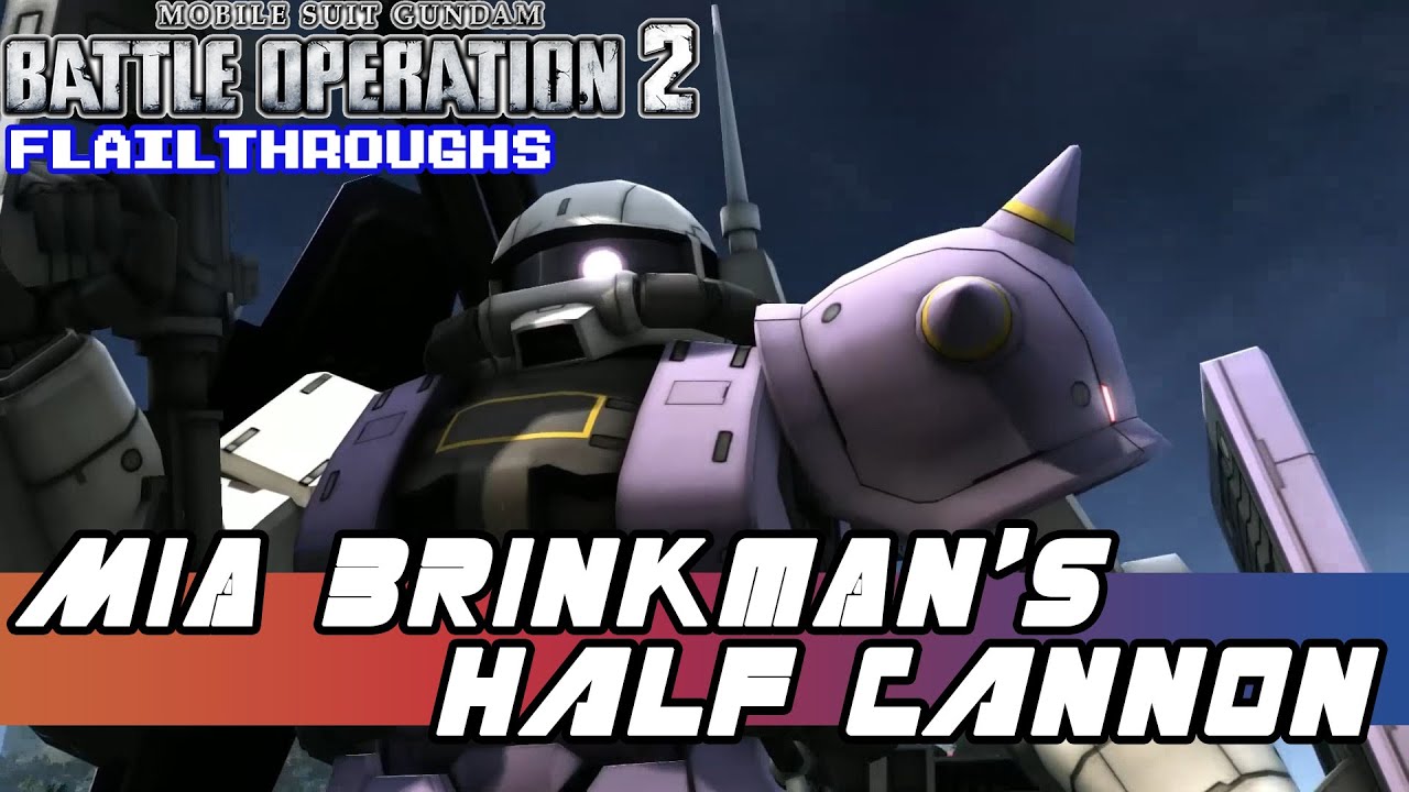 Gundam Battle Operation 2: MS-06JK (MB) Zaku Half-Cannon Mia Brinkman ...
