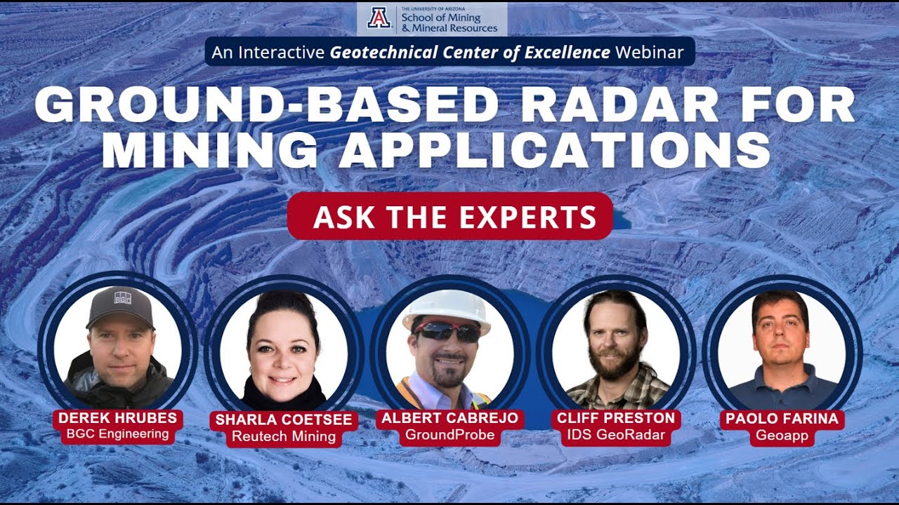 Ask the Experts: Ground-based Radar Applications in Mining - YouTube