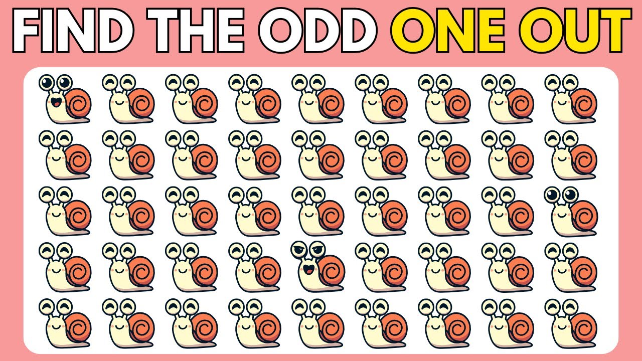 HOW GOOD ARE YOUR EYES! | Find The Odd One Out Challenge! # ...