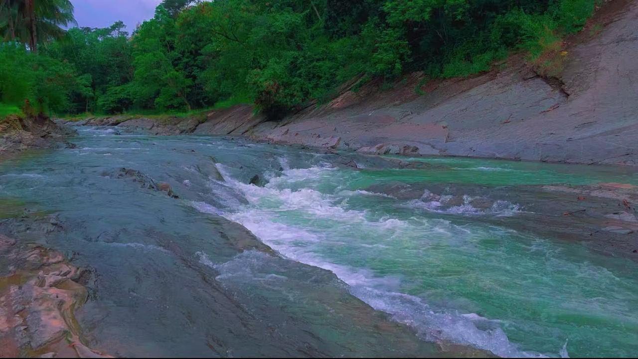 4K-HDR | Soft River Sounds with Echoes of Nature for Uninterrupted ...