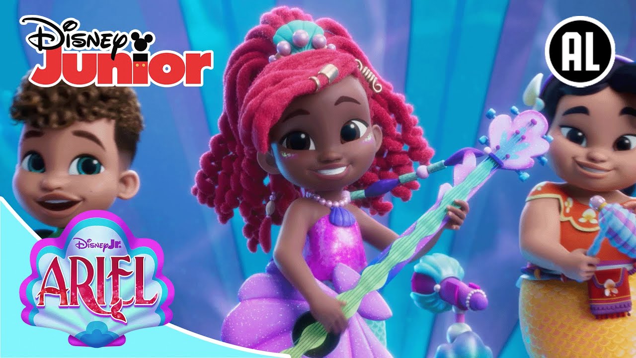 🧜🏽‍♀️🎶 Zing Met Ariel! | Disney Junior Ariel | Disney Junior BE - YouTube