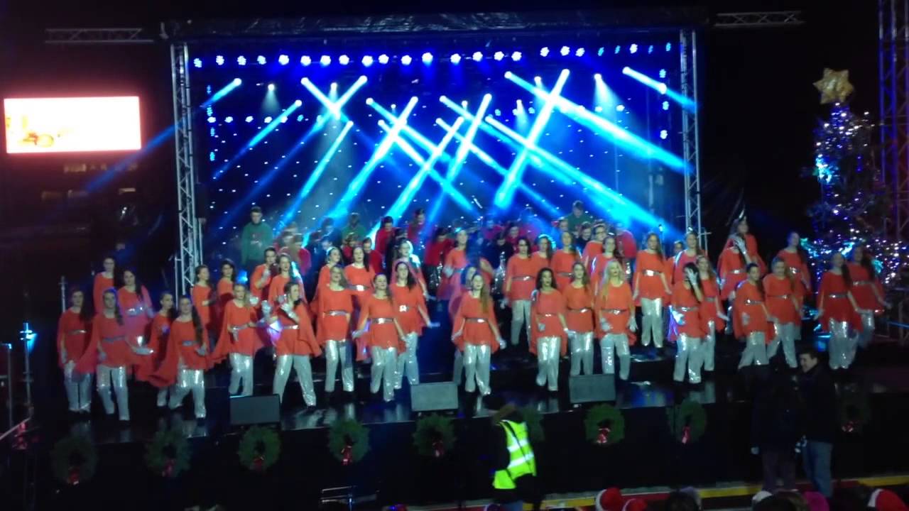 Eclipse Stage School - Xmas Medley at Croke Park Stadium - YouTube