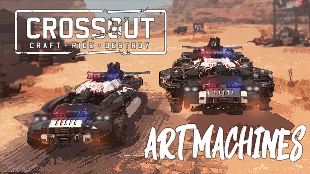 CROSSOUT ART MACHINES : air police & land police - YouTube