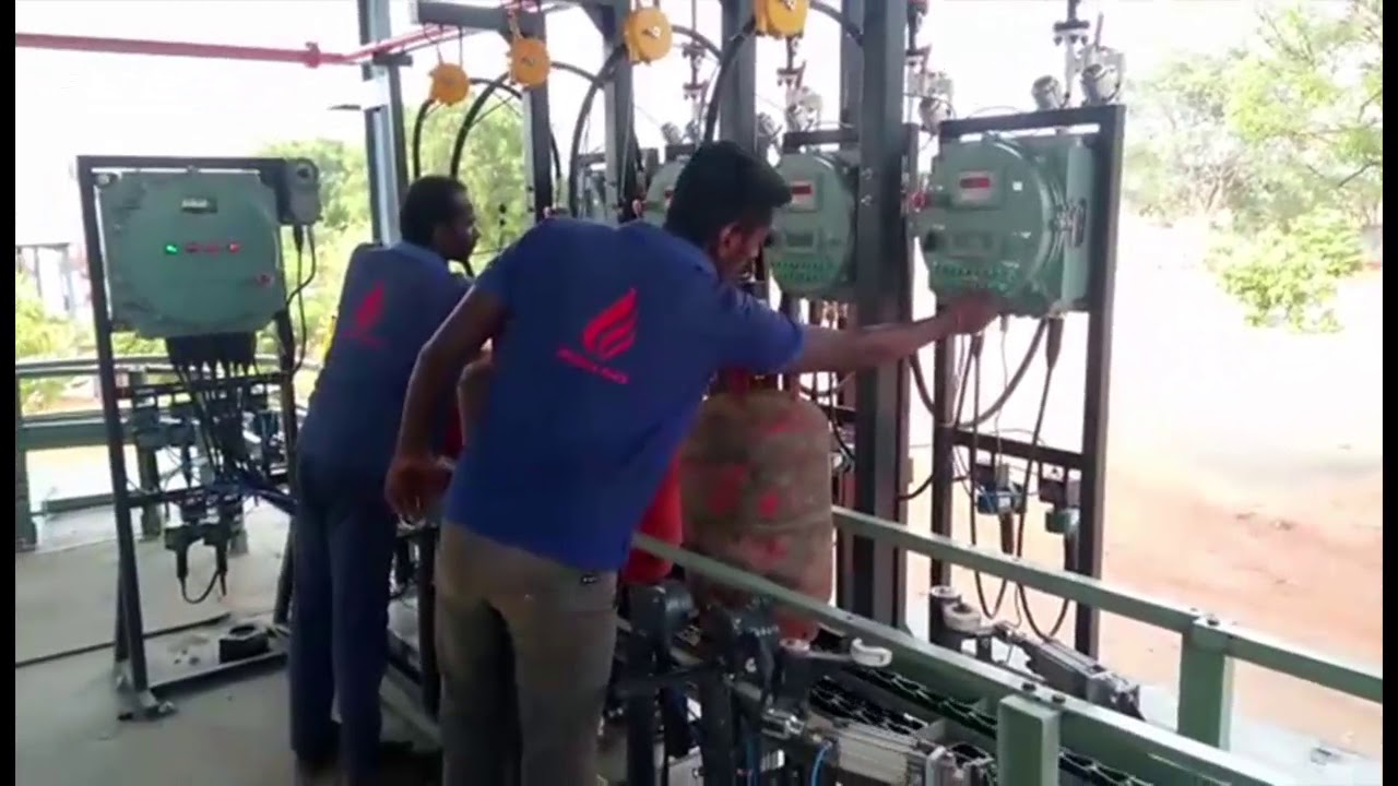 LPG Filling System - YouTube