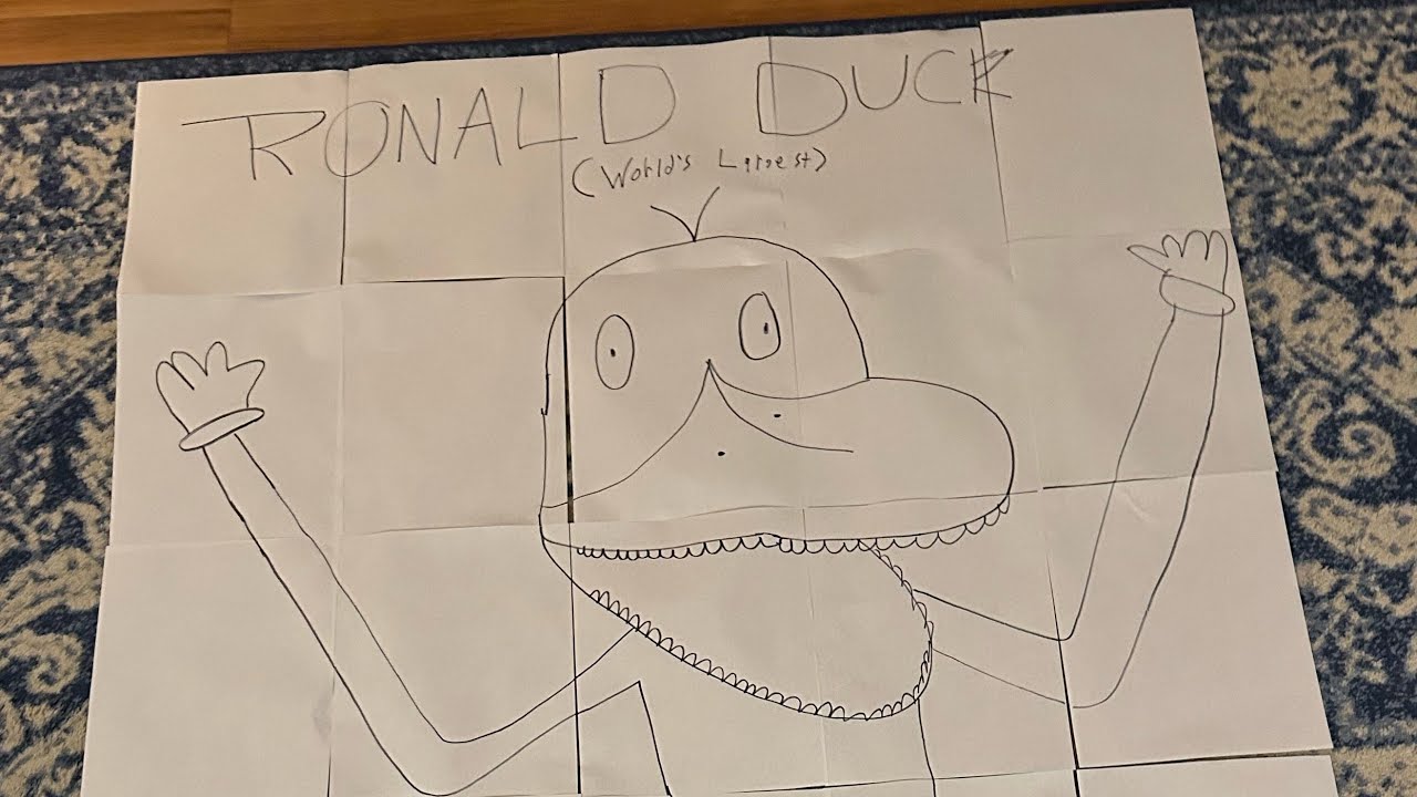 Worlds largest Ronald Duck - YouTube