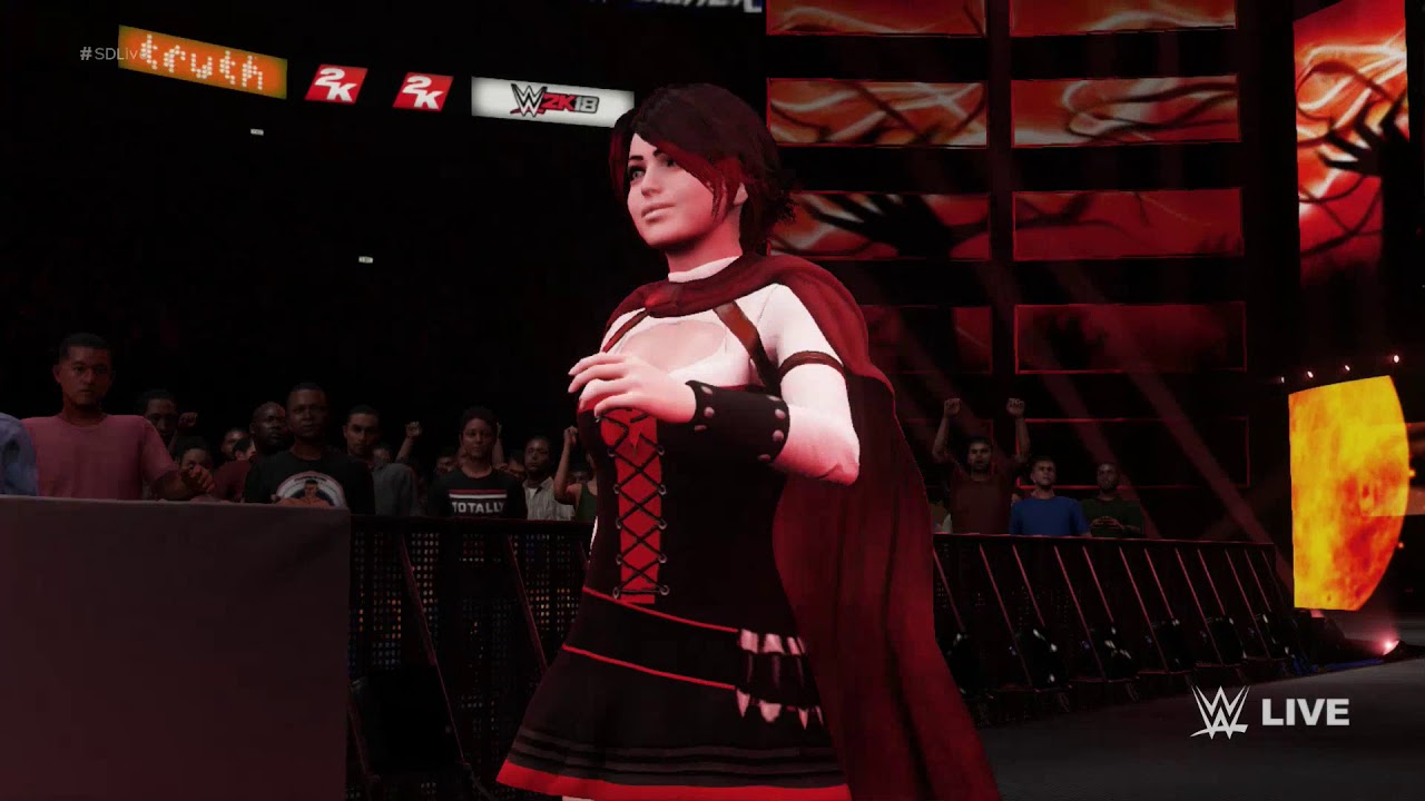 WWE 2K18(PS4) CAW - Ruby Rose (RWBY) - YouTube