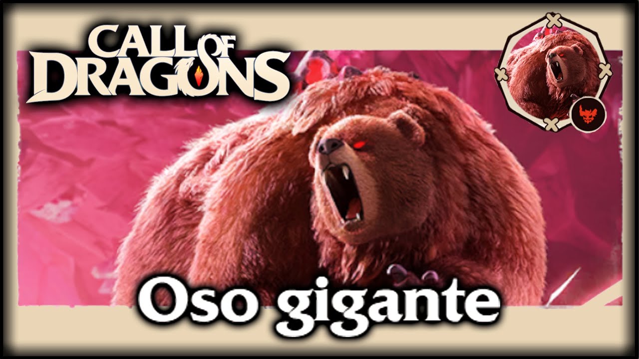 CALL of DRAGONS - GUIA 1º BEGIMOS 'OSO GIGANTE' 🐻 - YouTube