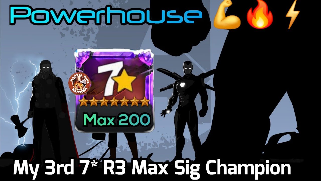 My 3rd 7* R3 Max Sig Champion — Powerhouse 💪🔥🏆 - YouTube