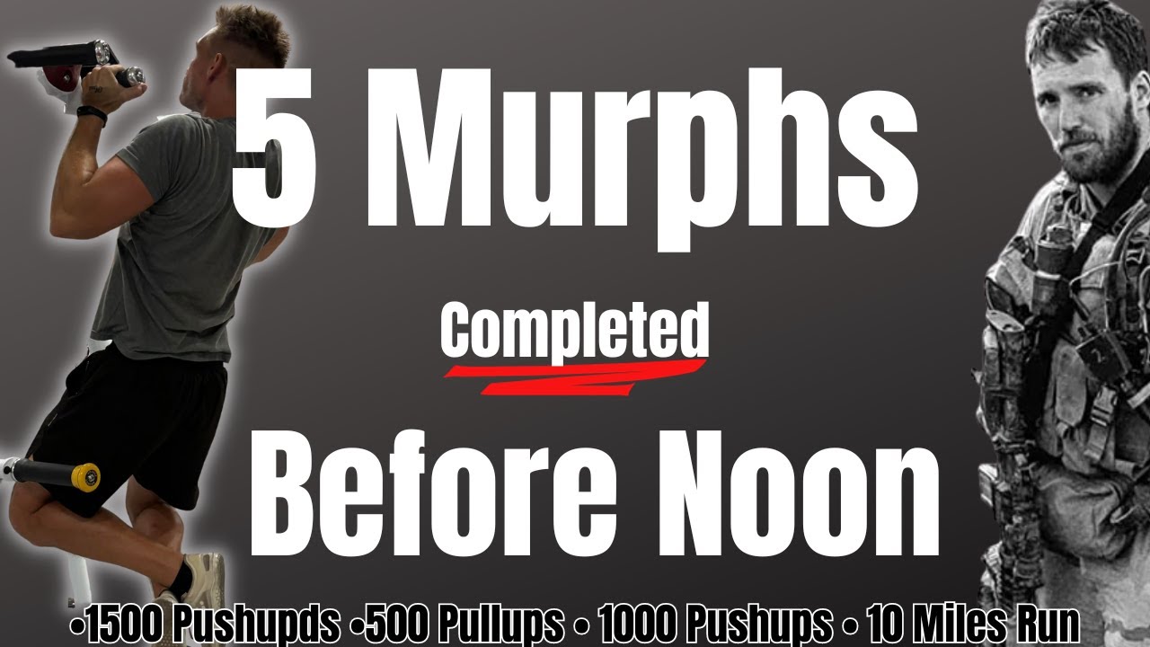 I Finished 5 Murph Challenges Before Noon!!! - YouTube