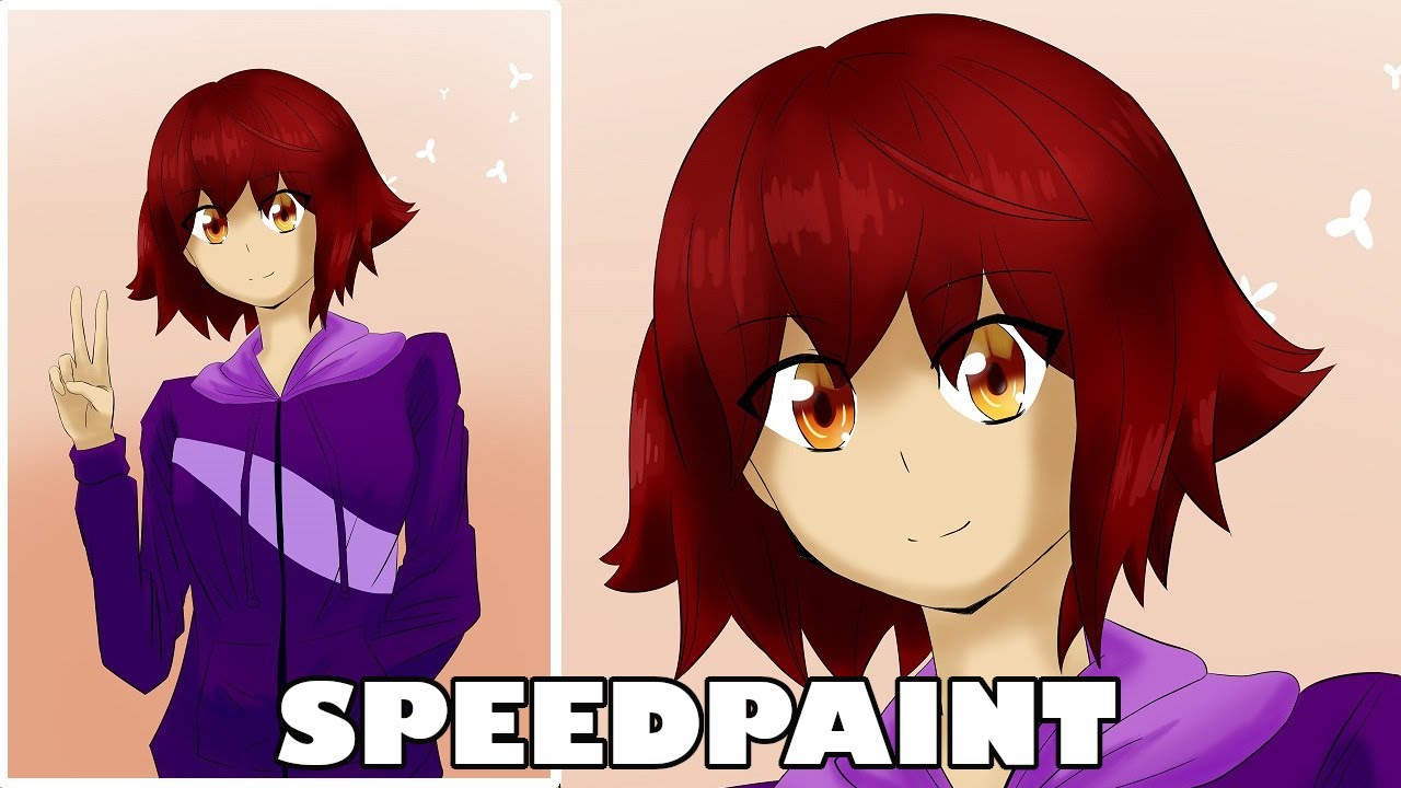 [SPEEDPAINT] Manga/Anime Girl || Paint Tool Sai || Beginner - YouTube