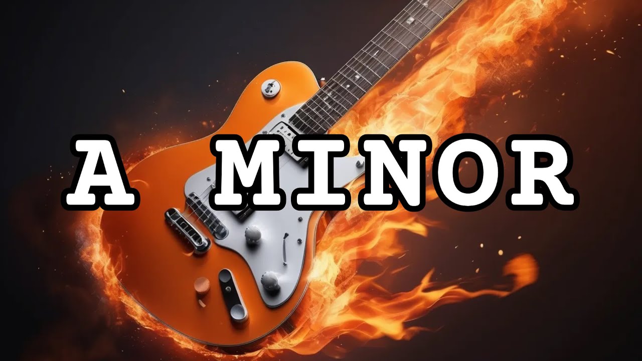 Stomping Rock Guitar Backing Track In A Minor - YouTube