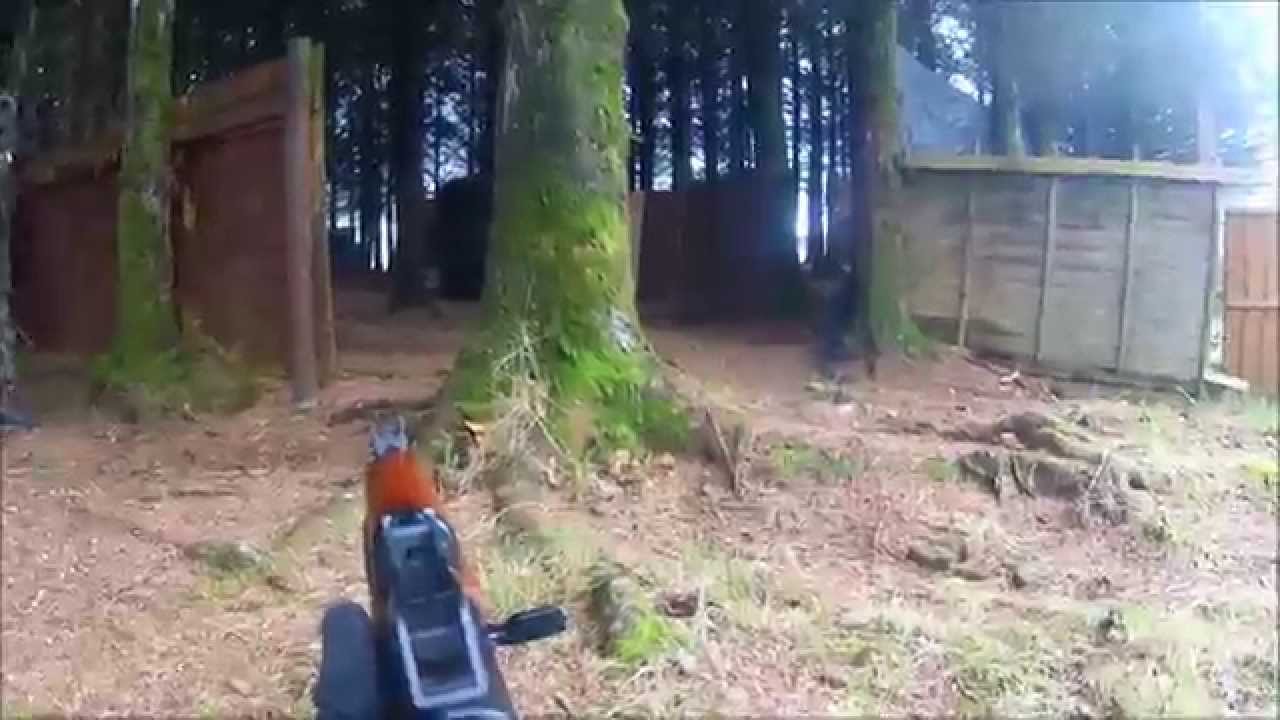 Airsoft Defend the Fort ! - Conflict Zone Airsoft Woodland - YouTube